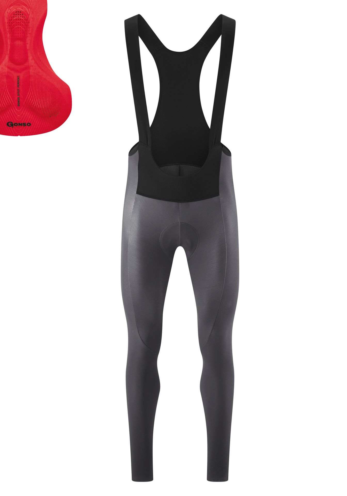 Sitivo Tight BIB M | mercury gray/brightgreen | XXL | 4065716044386